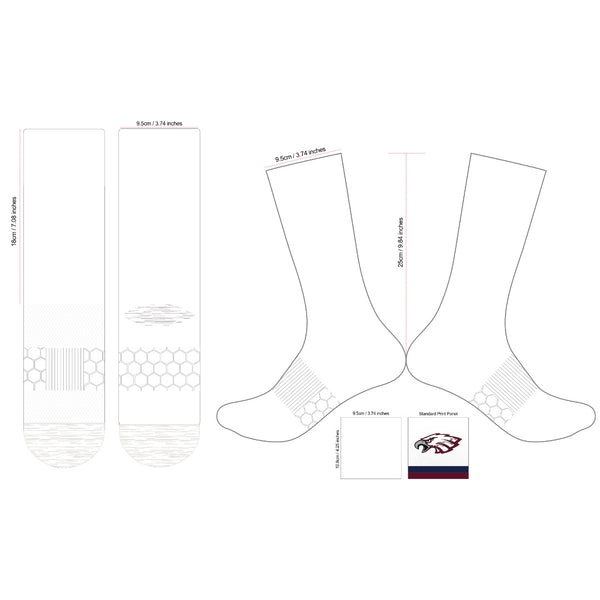 Sketch Your Design Ideas With This Handy PDF Template - Team Feet Socks 🧦