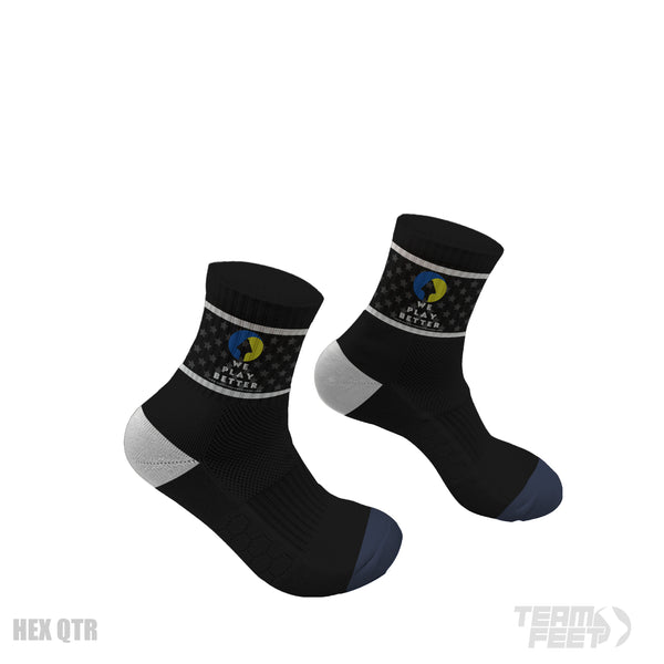 GALAXY BOP - QUARTER - Team Feet Socks 🧦