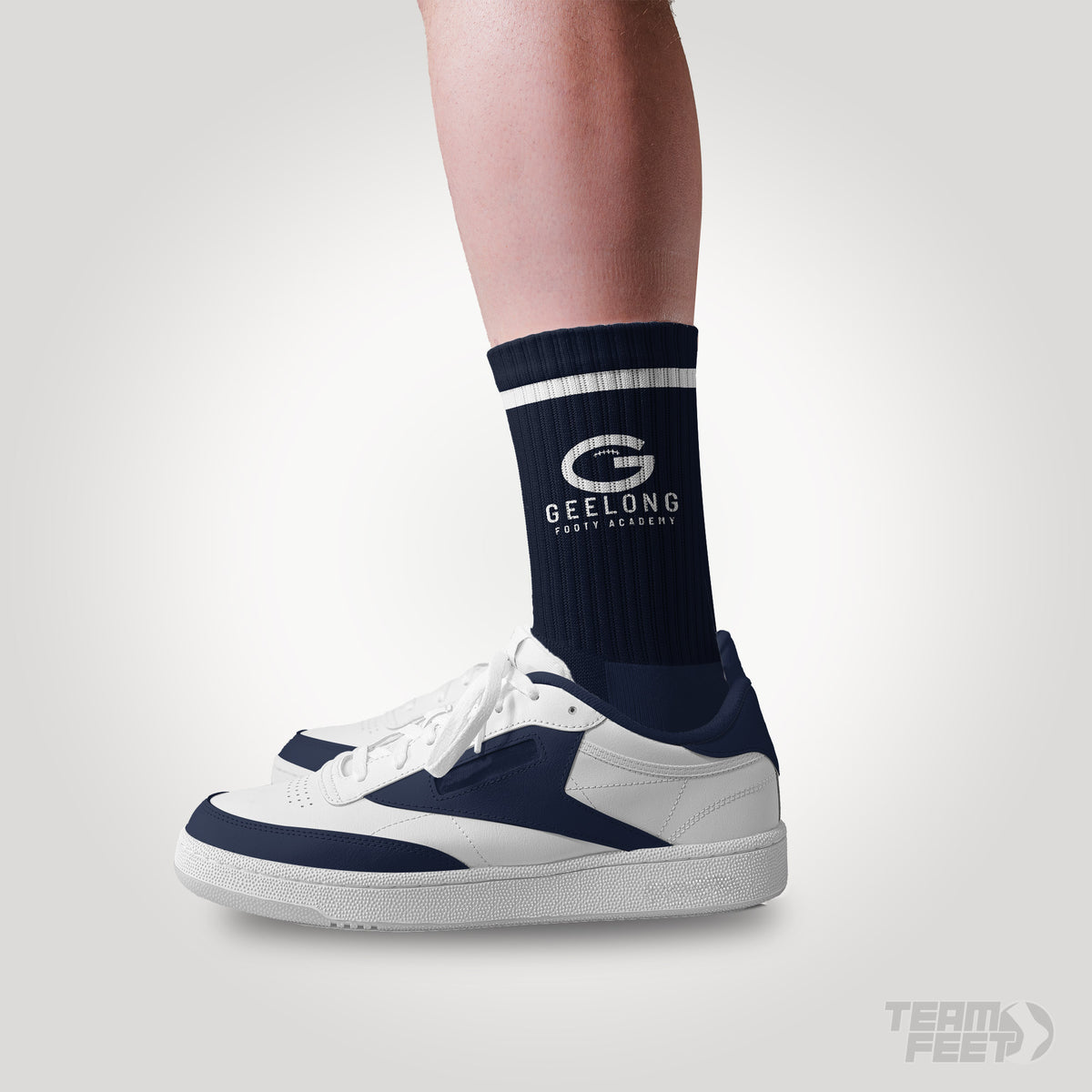 geelong footy academy - MID - Customizable Team Socks | Team Feet ...
