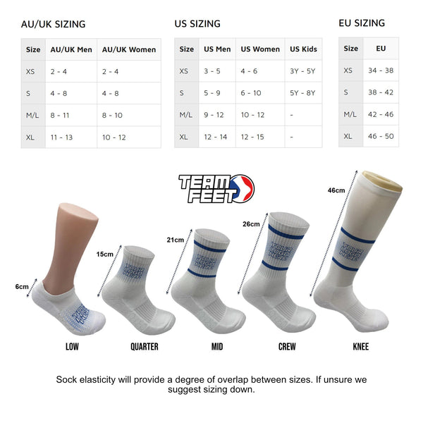 FUCT - QUARTER - Team Feet Socks 🧦