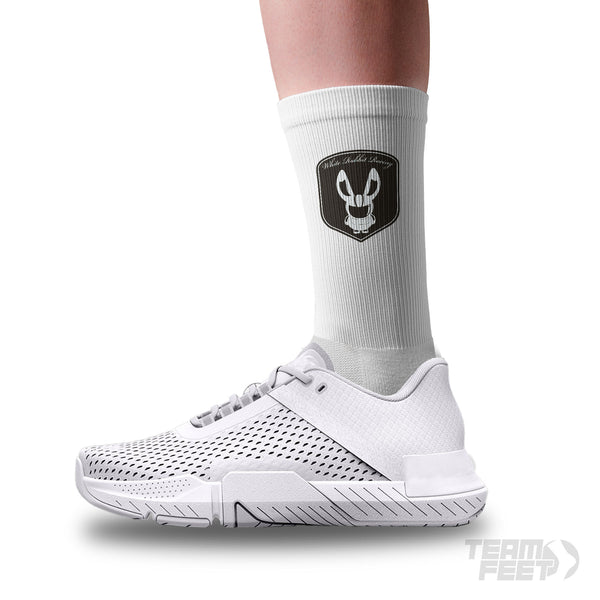 White Rabbit Racing - Crew - Team Feet Socks 🧦
