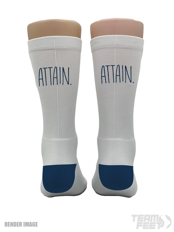 Attain. - CREW - Team Feet Socks 🧦