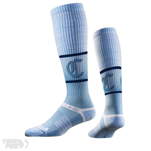 Colby Trojans - KNEE HIGH - Team Feet Socks 🧦