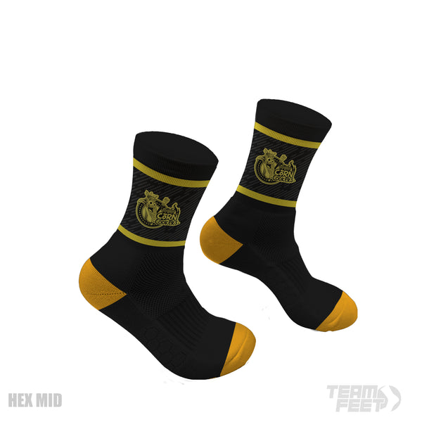 CornCookers - HEX MID - Team Feet Socks 🧦