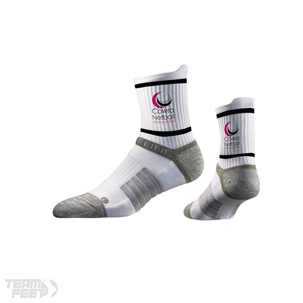 COWRA NETBALL ASSOCIATION - MID - Team Feet Socks 🧦