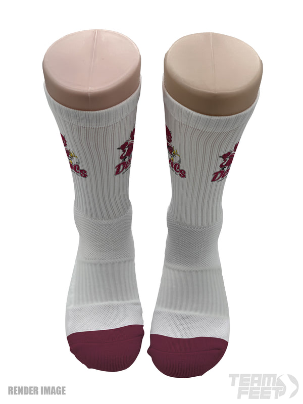 Denman Devils - CREW - Team Feet Socks 🧦