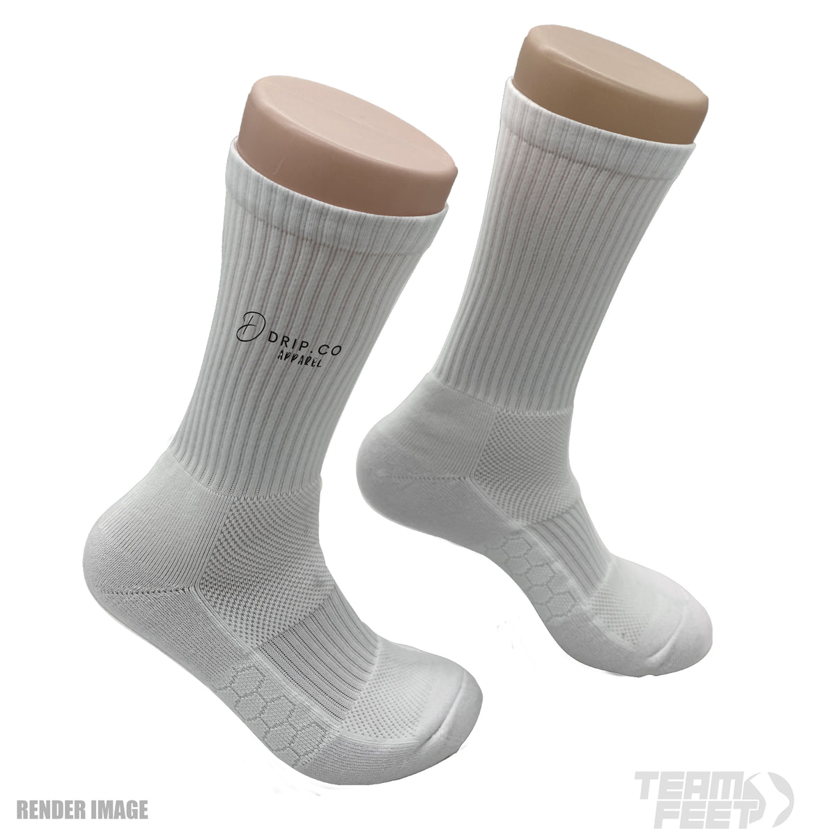 Drip.co - CREW - Customizable Team Socks | Team Feet - Team Feet Socks 🧦