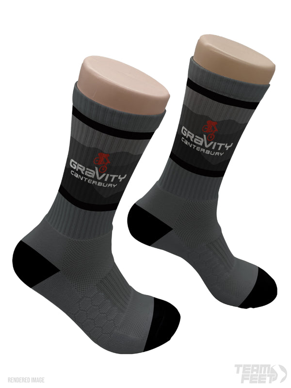 GRAVITY CANTERBURY - CREW - Team Feet Socks 🧦