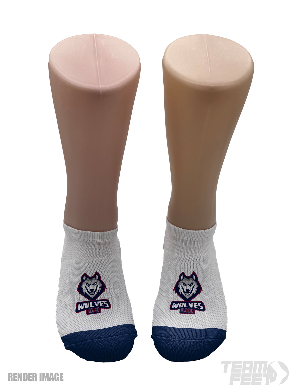 HACC WOLVES - LOW - Customizable Team Socks | Team Feet - Team Feet Socks 🧦