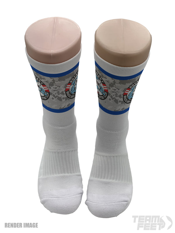 Royal Navy BJJ Team - CREW - Team Feet Socks 🧦