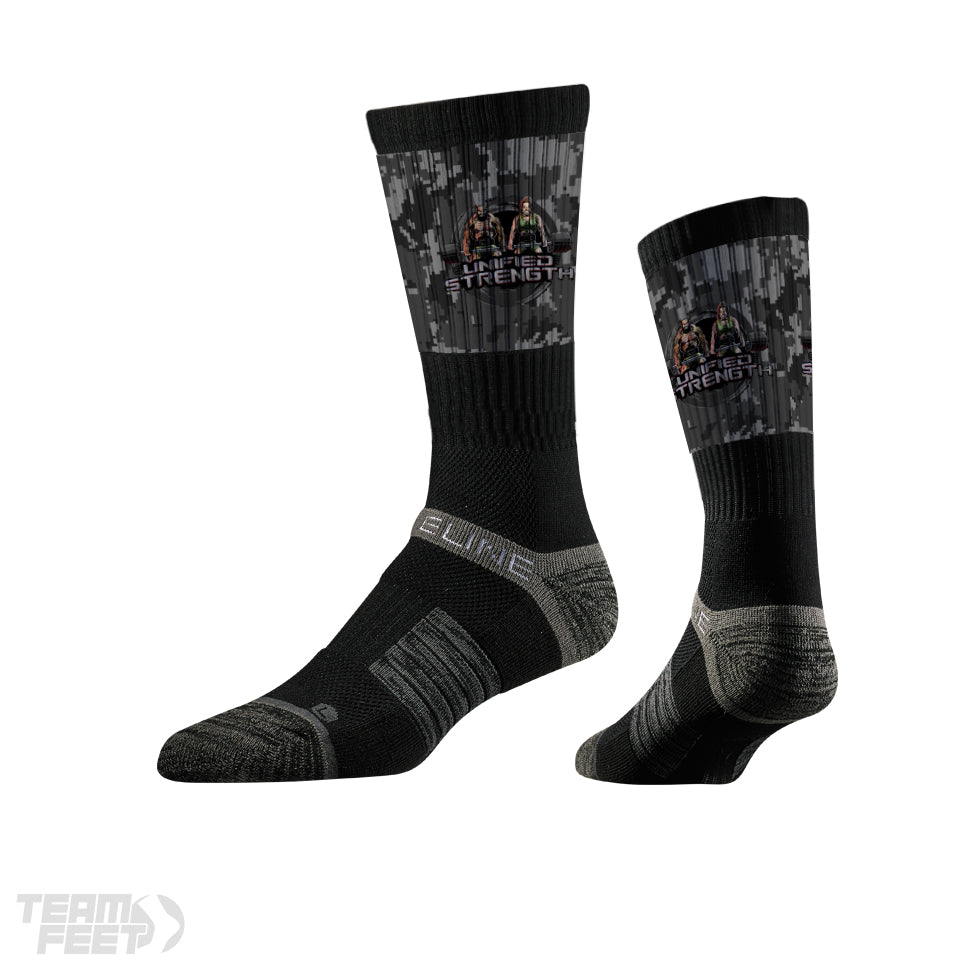 Unified strength Gym - CREW - Customizable Team Socks | Team Feet ...