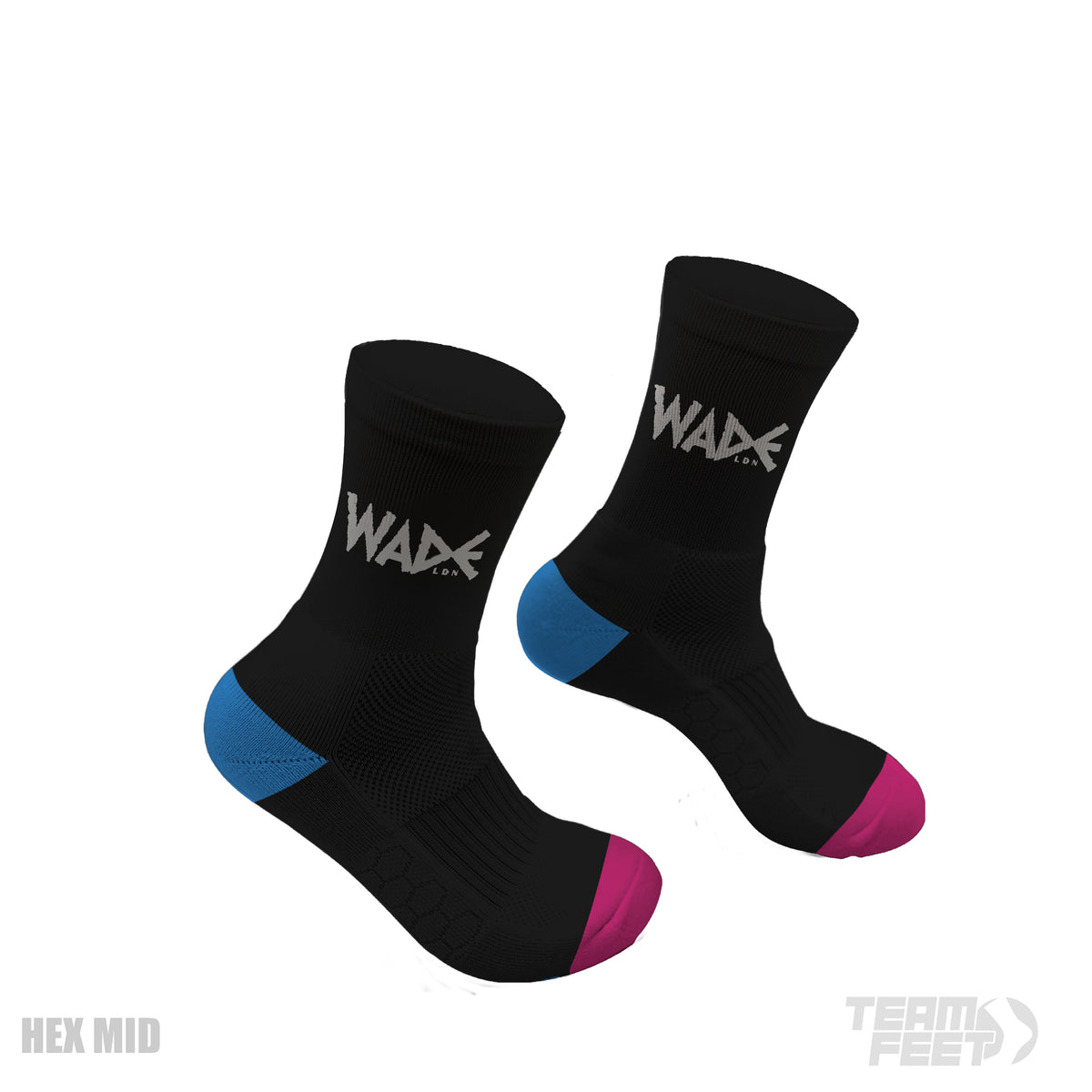 WADE LDN - HEX MID - Customizable Team Socks | Team Feet - Team Feet ...