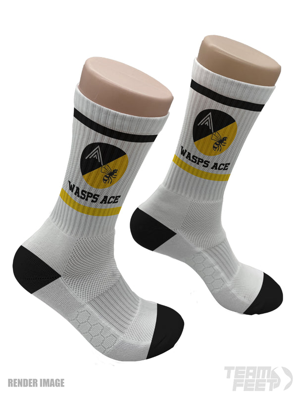 Wasps Ace - CREW - Team Feet Socks 🧦