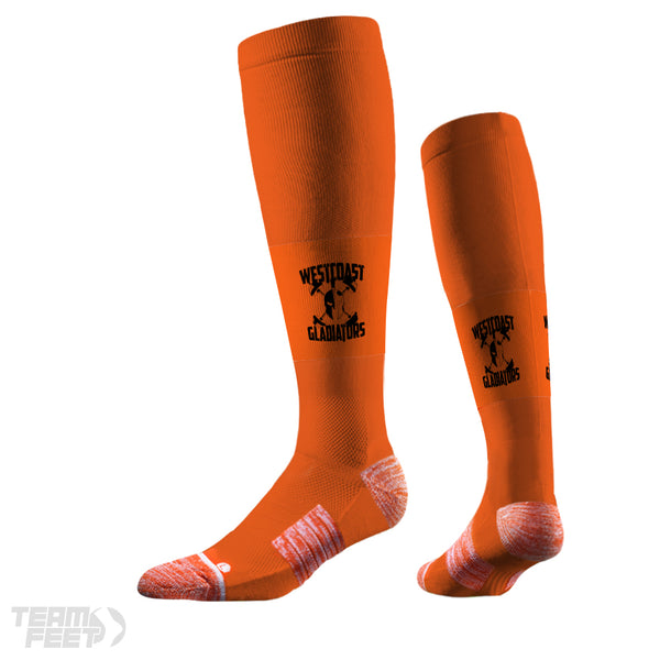 WestCoast gladiators - KNEE HIGH - Team Feet Socks 🧦